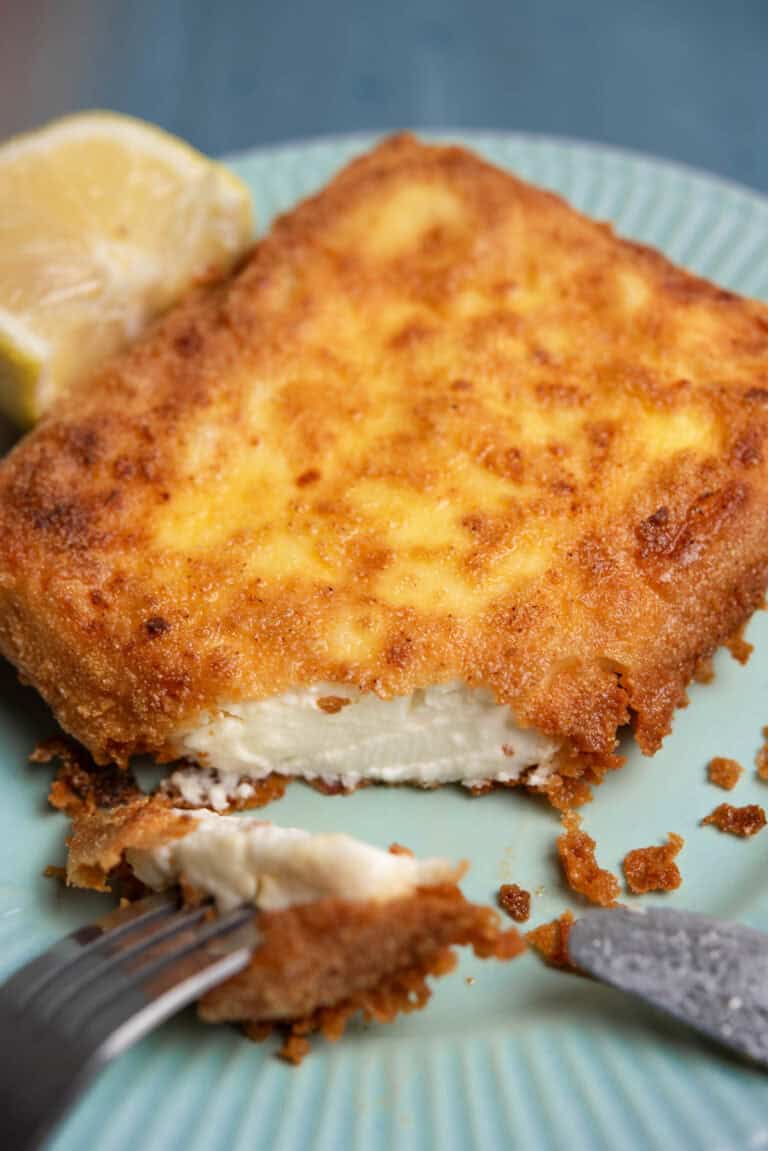 Fried Feta Cheese Saganaki - Real Greek Recipes
