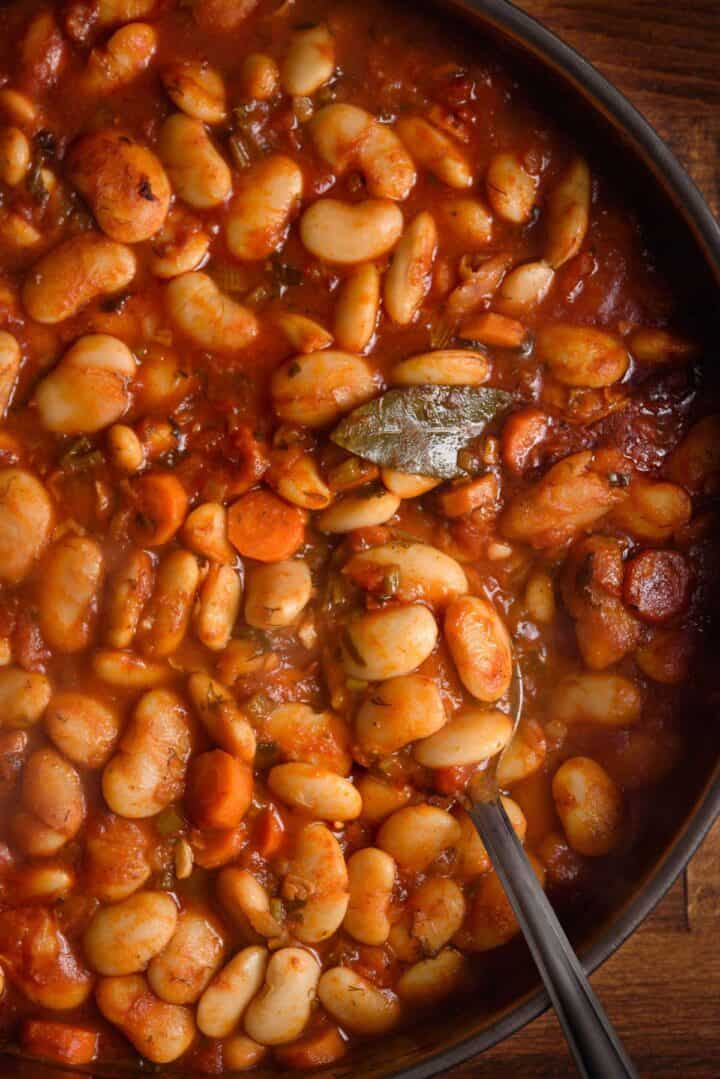 Greek Butter Beans Recipe - Gigantes Plaki (Vegan) - Real Greek Recipes