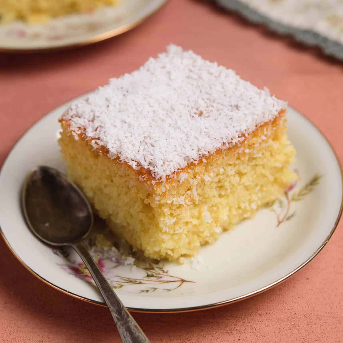 Coconut Semolina Cake (Revani) - Real Greek Recipes