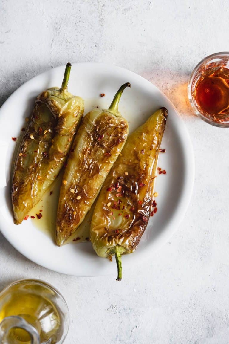 Fried Green Peppers With Vinegar - Real Greek Recipes