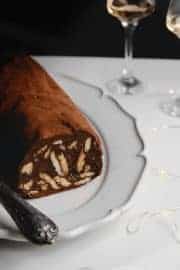 Greek Chocolate Salami (Mosaiko) - Real Greek Recipes