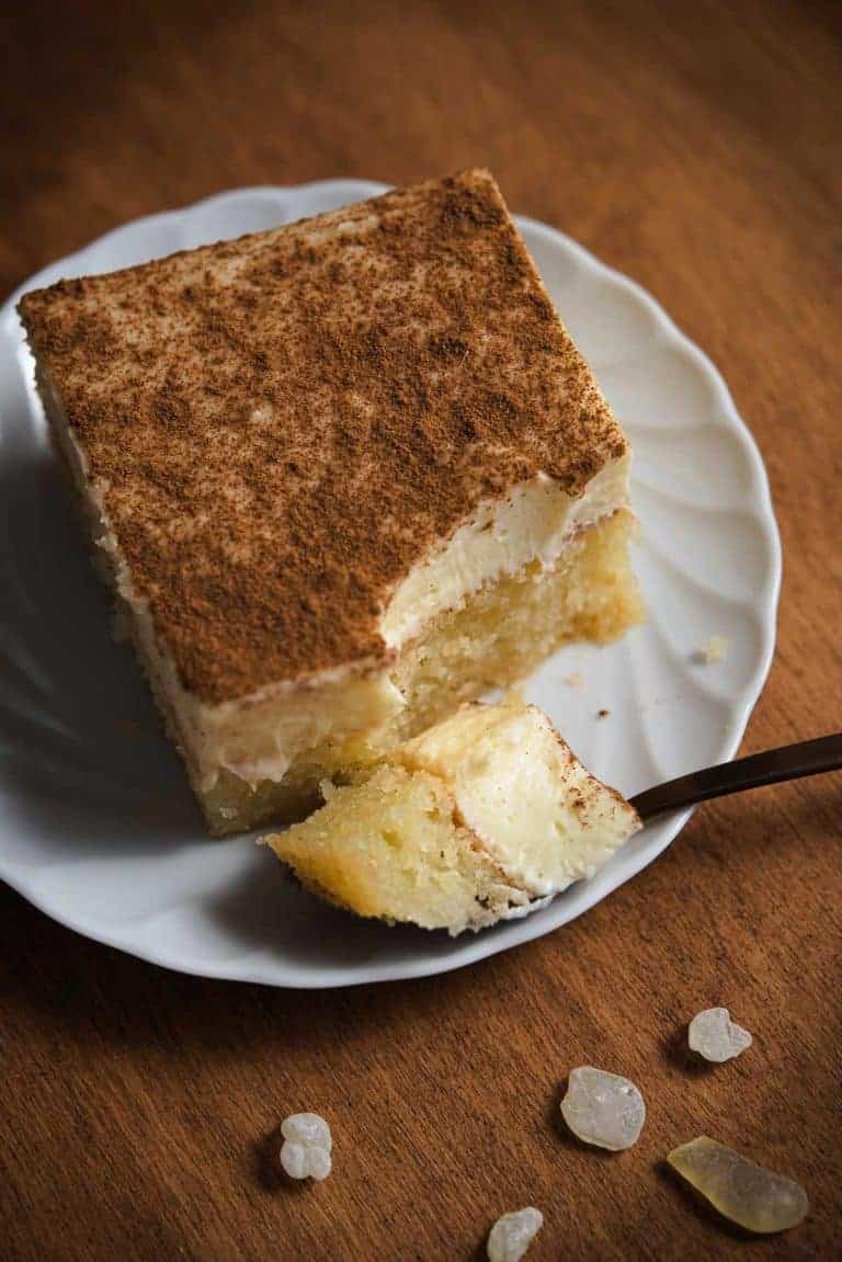 Politiko Dessert (Semolina Cake With Cream) - Real Greek Recipes