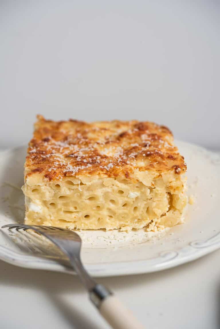 Macaroni Pie Recipe (Makaronopita) - Real Greek Recipes