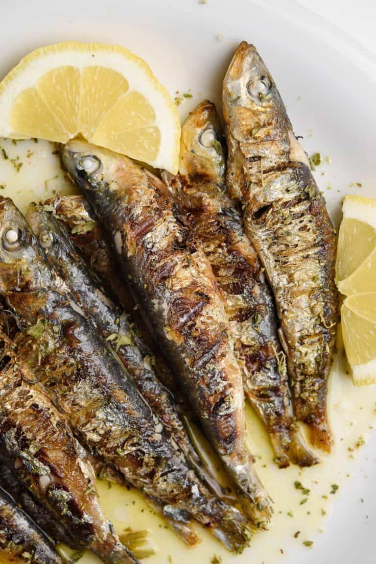 Grilled Sardines Greek-style - Real Greek Recipes
