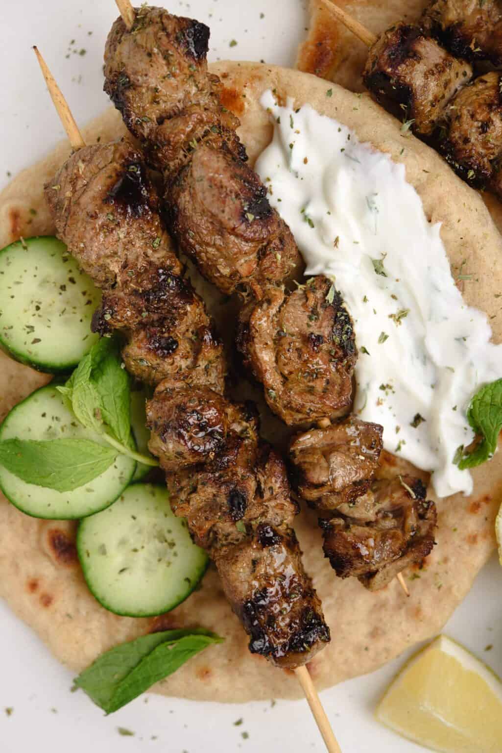 Greek Lamb Souvlaki (Skewers) - Real Greek Recipes