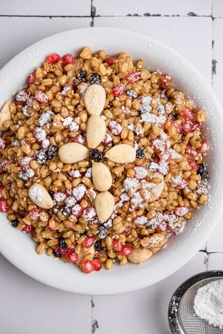 Koliva - Wheat Berry Memorial Food - Real Greek Recipes