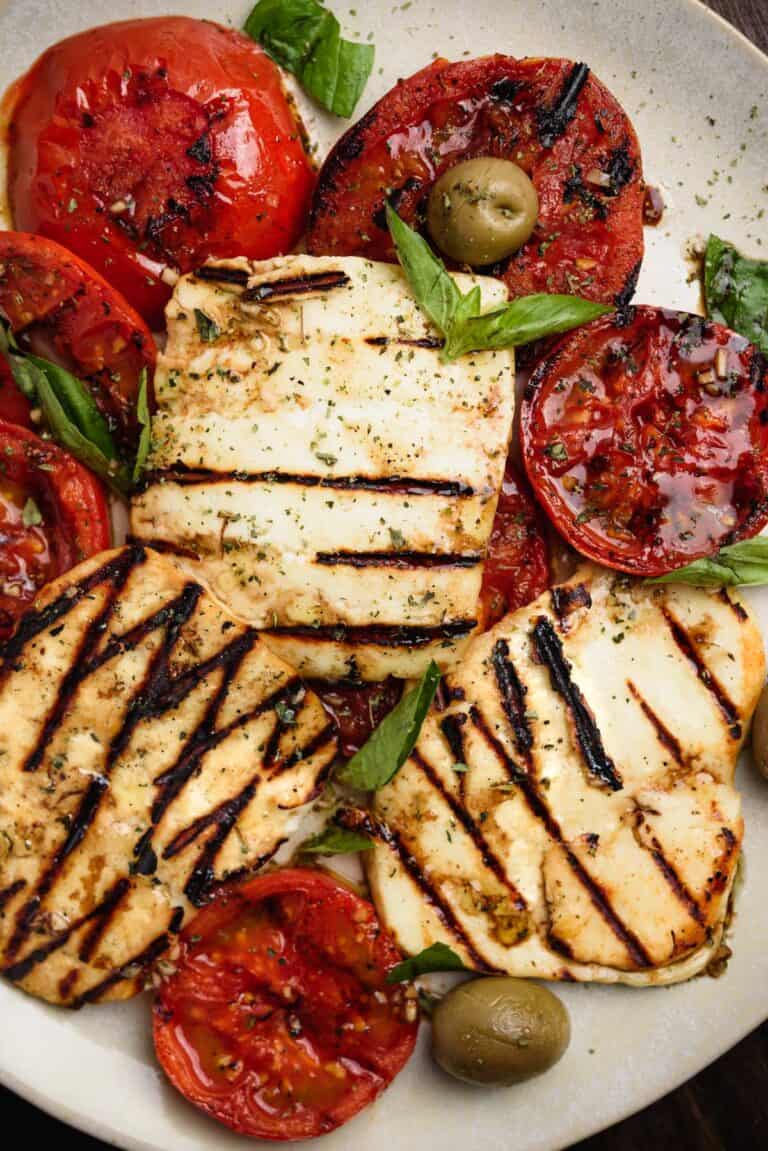 Grilled Halloumi Cheese - Real Greek Recipes