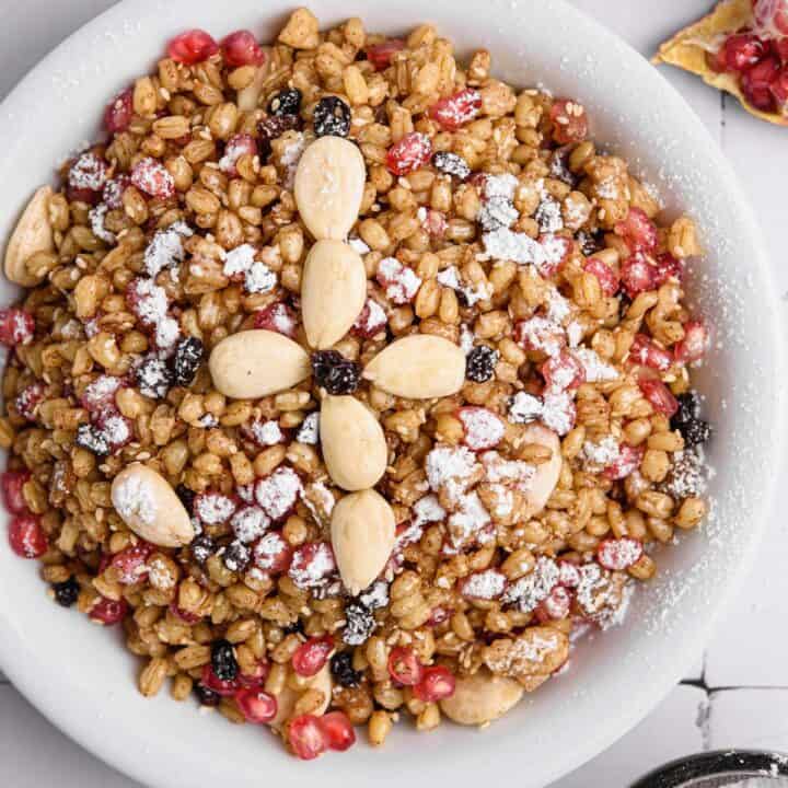 Koliva - Wheat Berry Memorial Food - Real Greek Recipes