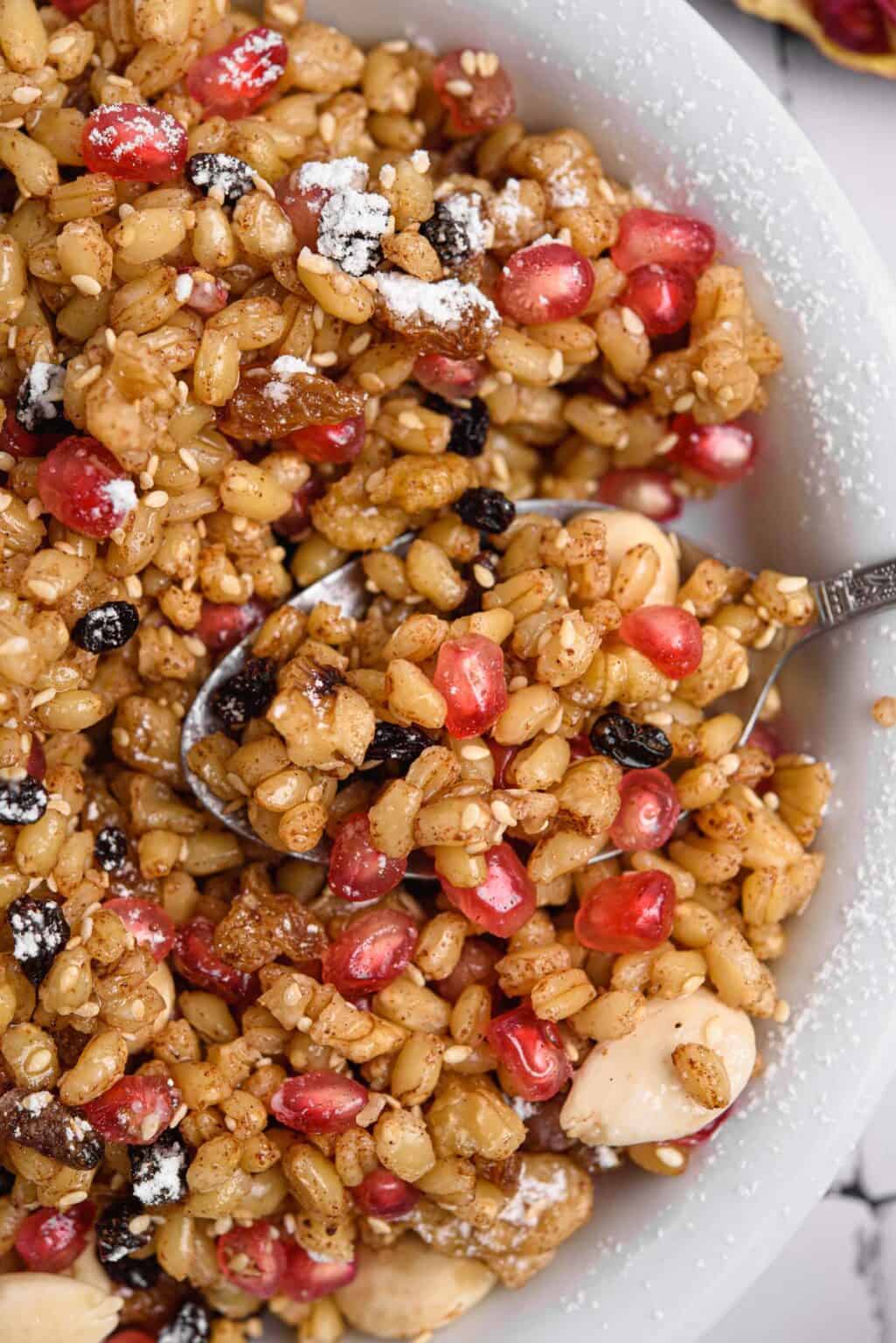 Koliva - Wheat Berry Memorial Food - Real Greek Recipes