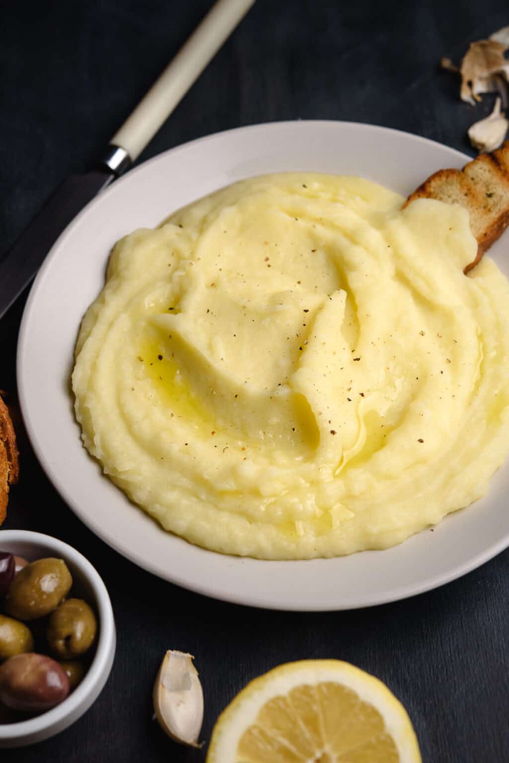 SKORDALIA- Greek Garlic And Potato Dip - Real Greek Recipes