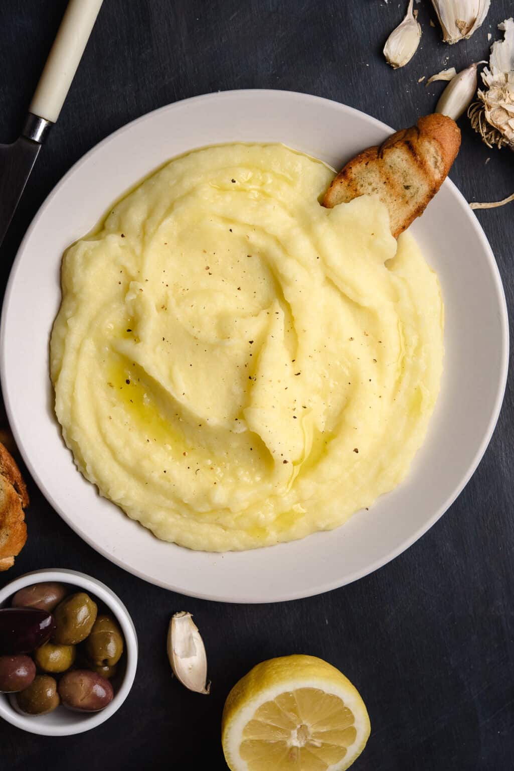 SKORDALIA- Greek Garlic And Potato Dip - Real Greek Recipes