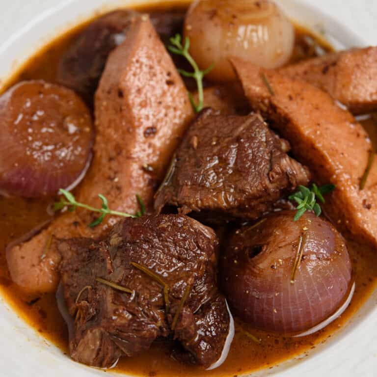 Beef Wine Stew With Quince (Sofigado) - Real Greek Recipes