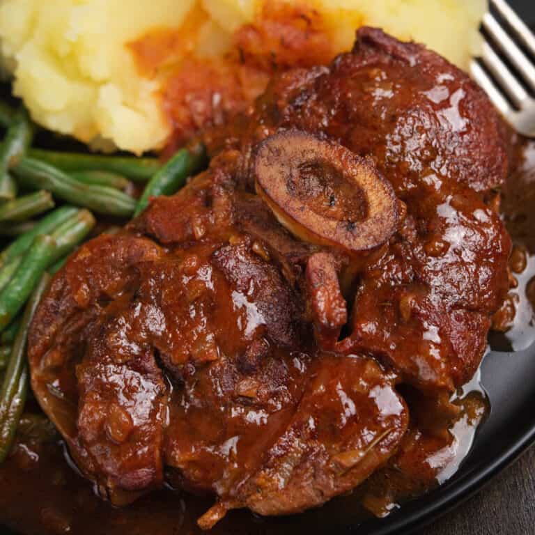Braised Veal Osso Buco In Tomato Sauce - Real Greek Recipes