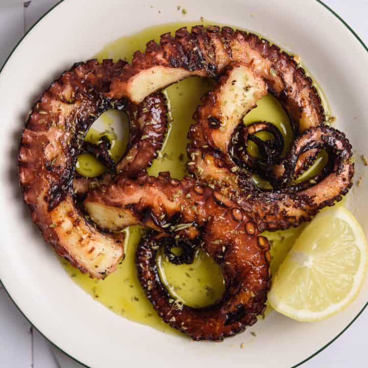 Grilled Octopus Greek-style - Real Greek Recipes