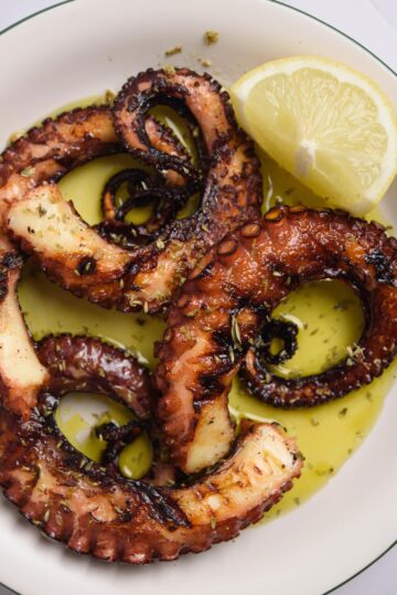 Grilled Octopus Greek-style - Real Greek Recipes