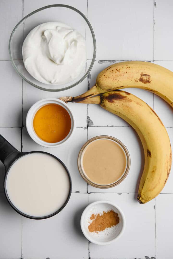 Banana Yogurt Smoothie With Tahini - Real Greek Recipes