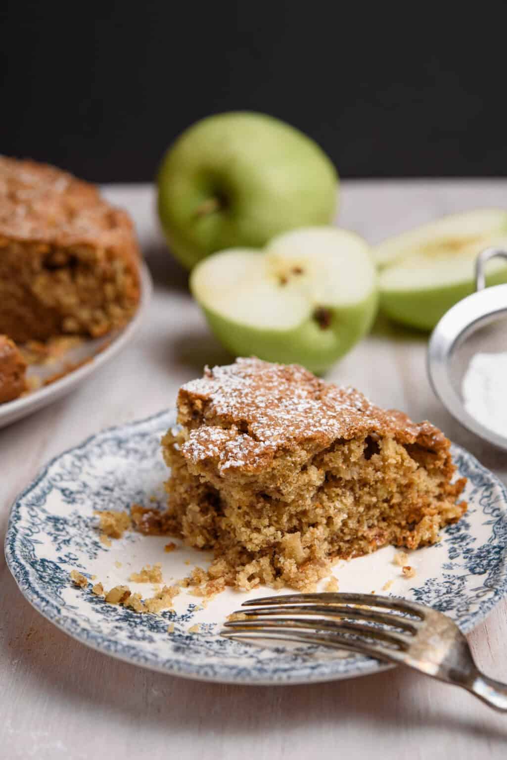 Apple Olive Oil Cake (Dairy-Free) - Real Greek Recipes