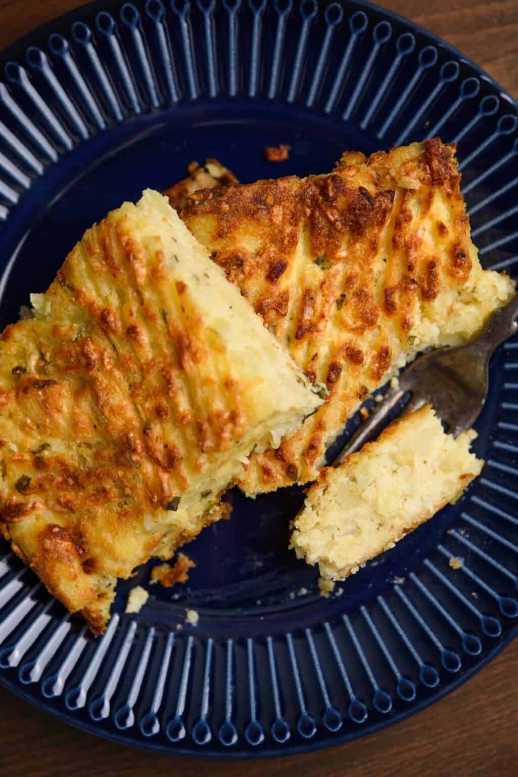 Mashed Potato Pie with Cheese (Patatopita) - Real Greek Recipes