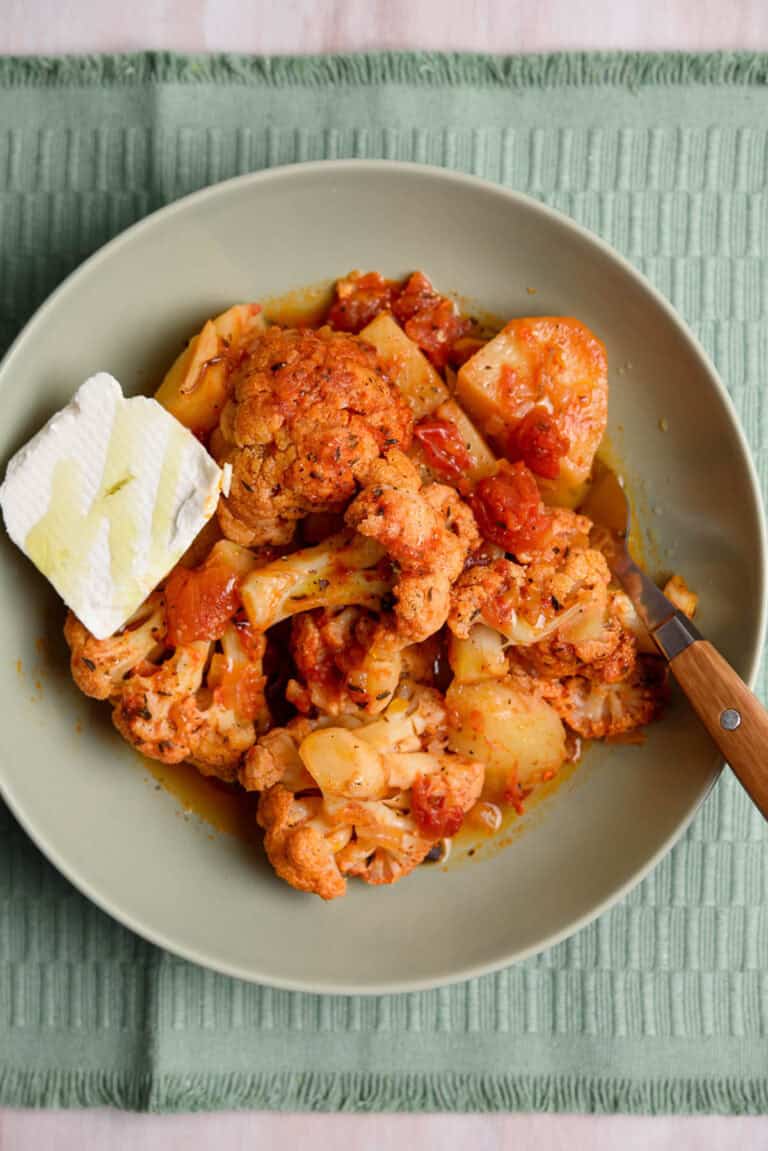 Greek Cauliflower Stew with Potatoes - Real Greek Recipes