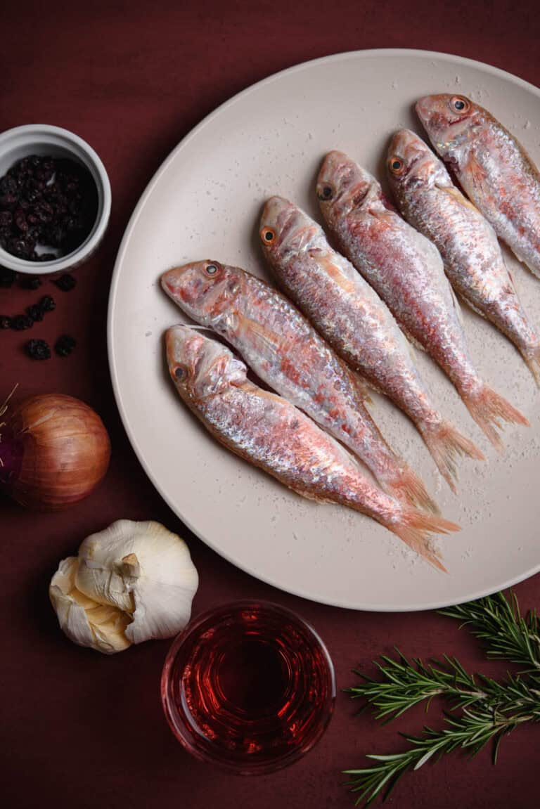 Greek Island Red Mullet Recipe (Savoro) - Real Greek Recipes