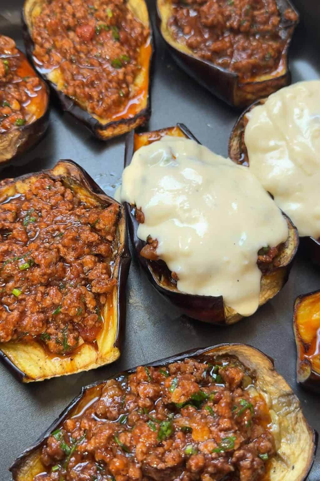 Greek Stuffed Eggplant (Melitzanes Papoutsakia) - Real Greek Recipes