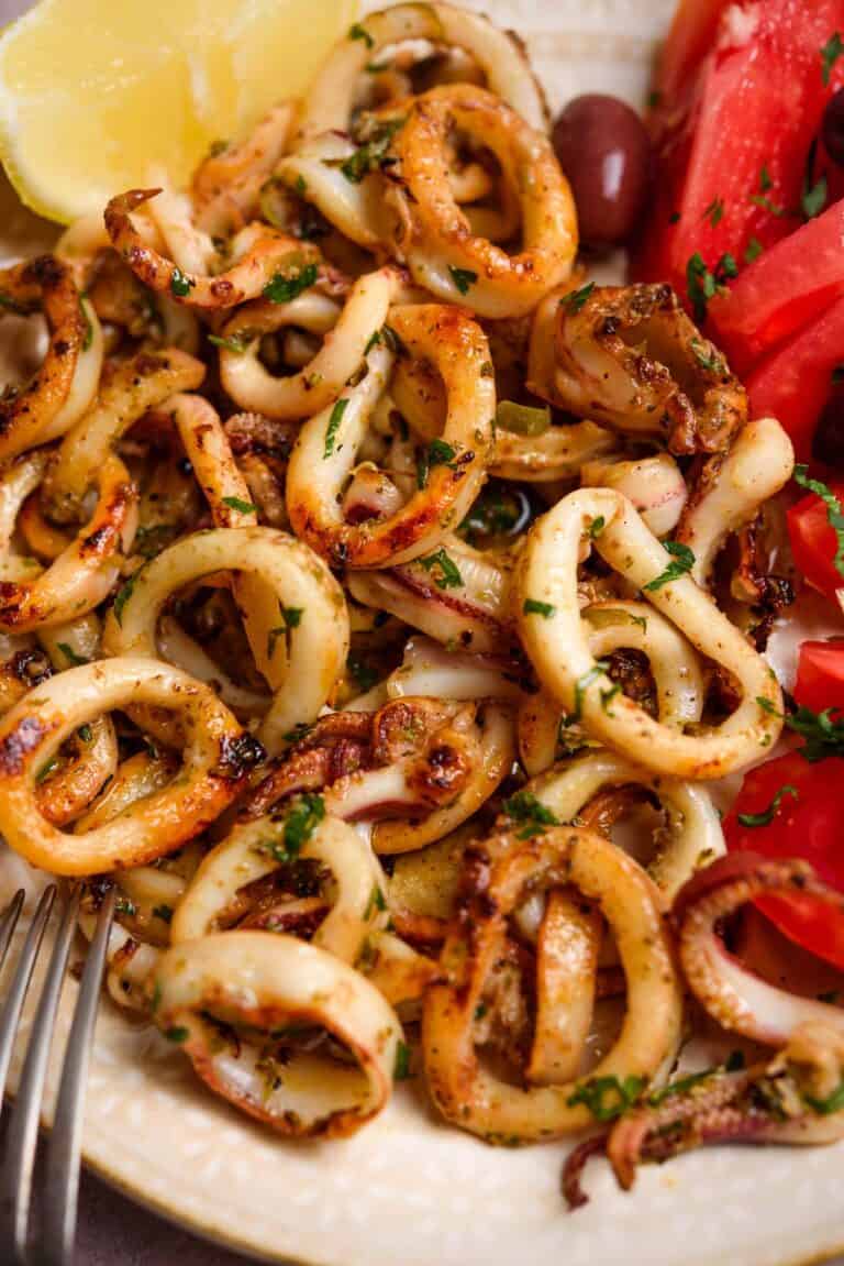 Sautéed Calamari (Pan-Seared Squid) - Real Greek Recipes
