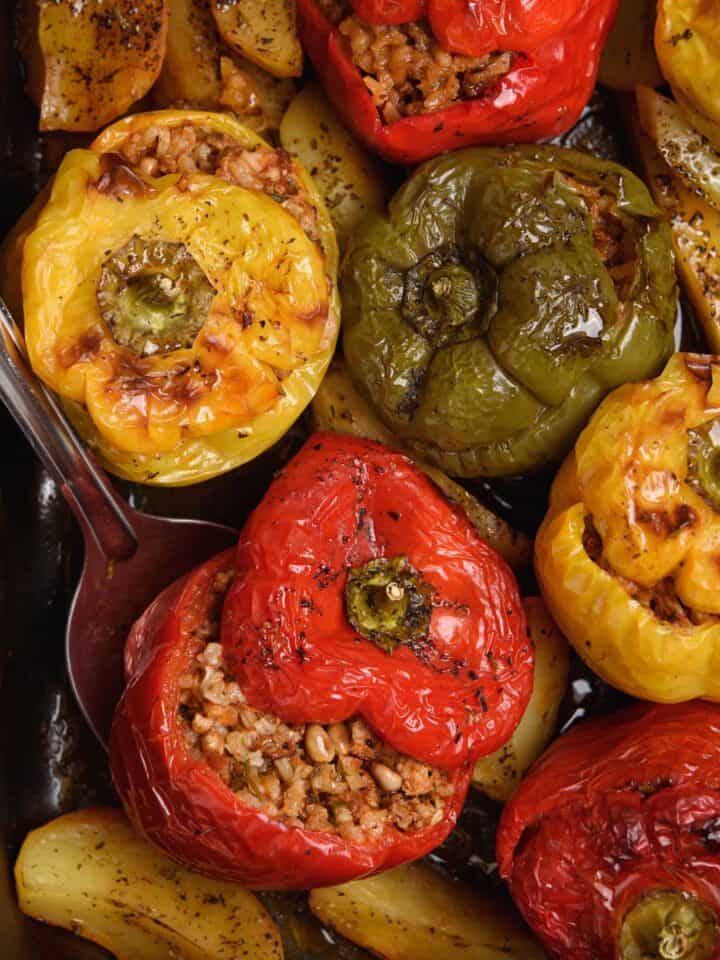 Greek Stuffed Eggplant (Melitzanes Papoutsakia) - Real Greek Recipes