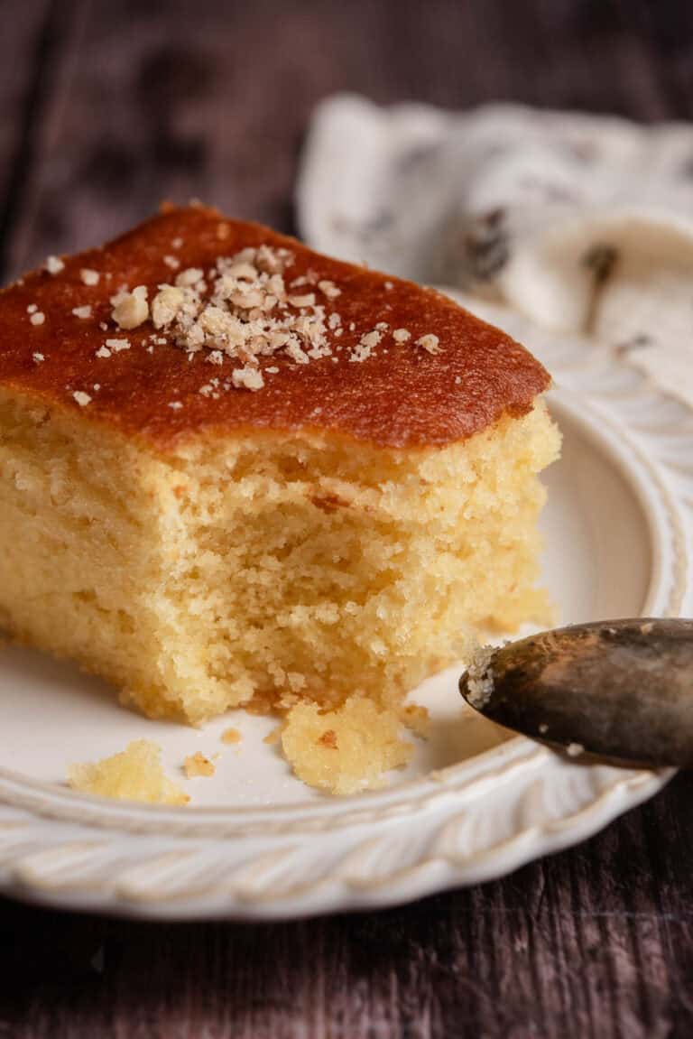 Greek Ravani Cake (syrup semolina cake) - Real Greek Recipes