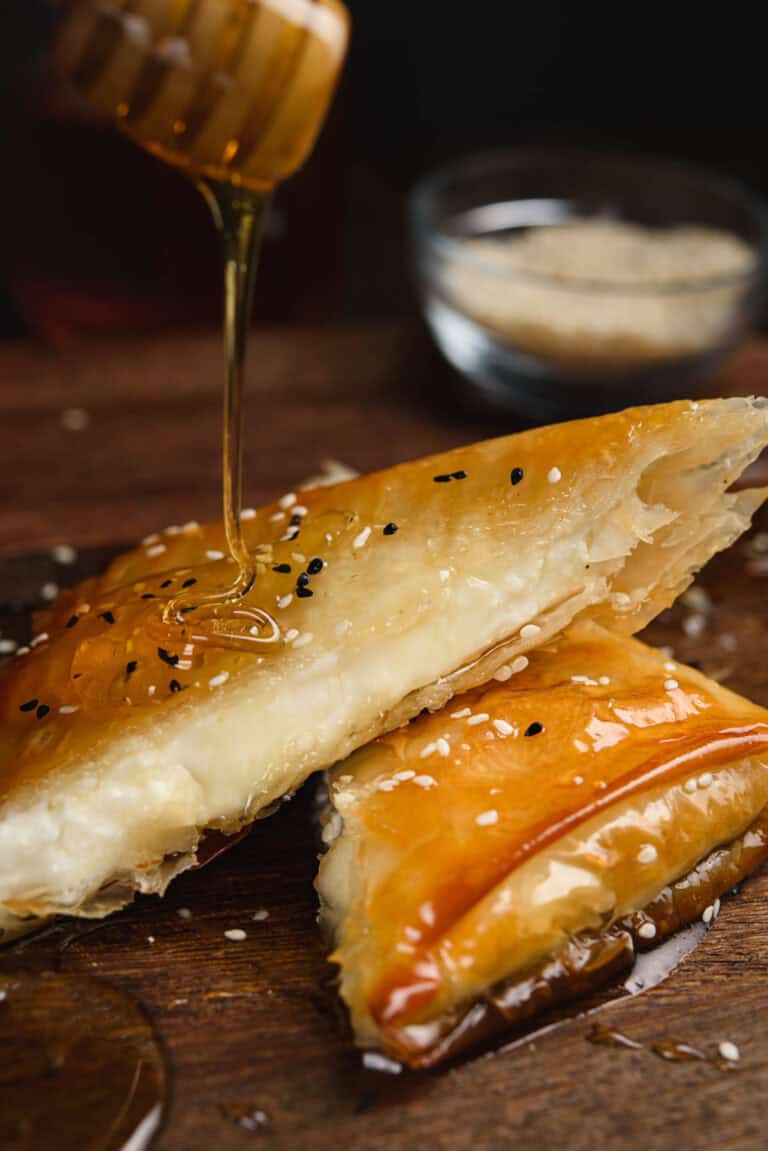 Wrapped Feta In Filo (fried or baked) - Real Greek Recipes