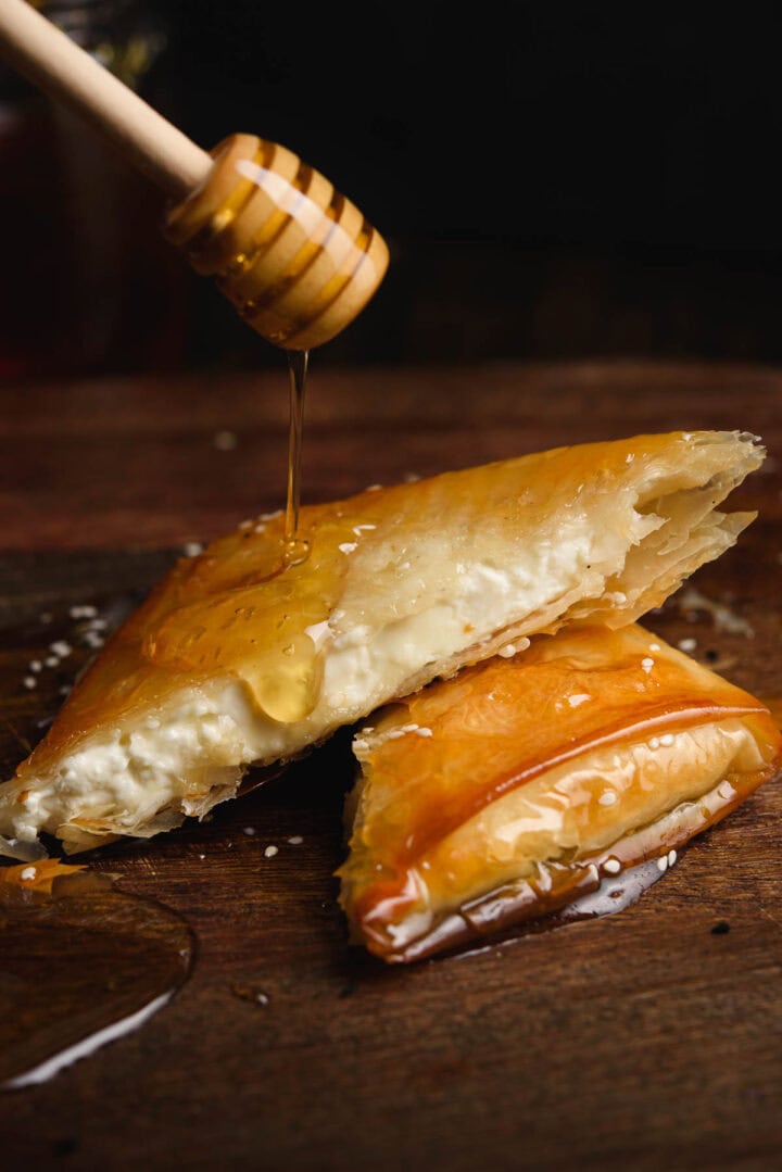 Wrapped Feta In Filo (fried or baked) - Real Greek Recipes
