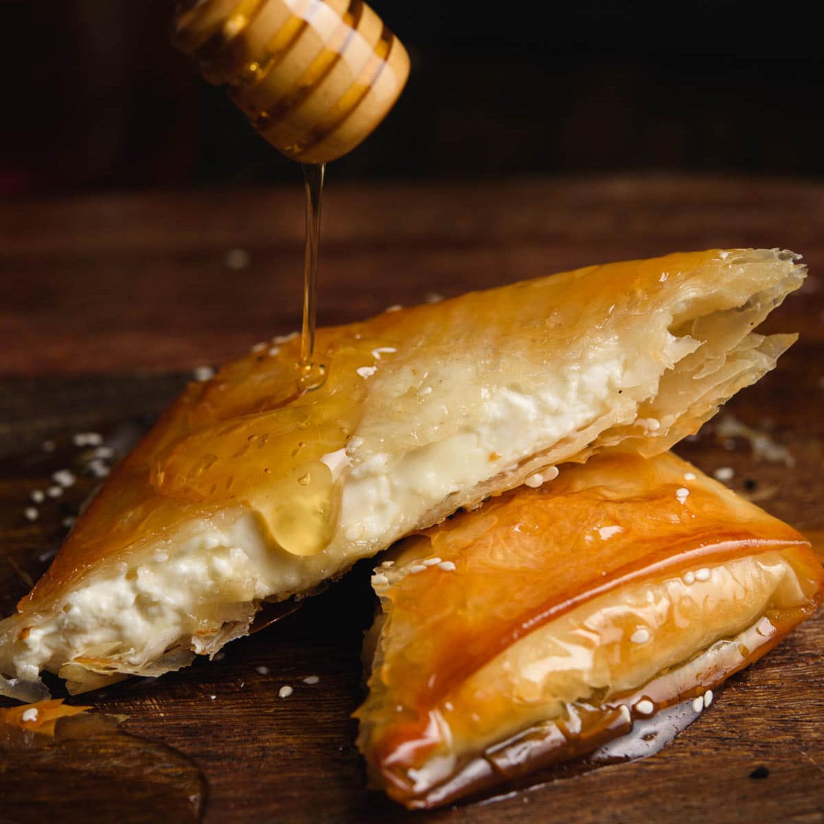 Wrapped Feta In Filo (fried or baked) - Real Greek Recipes