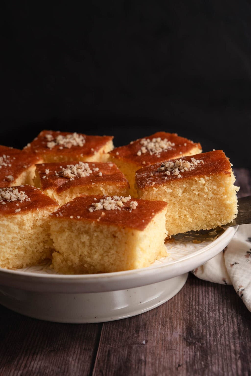 Greek Ravani Cake (syrup semolina cake) - Real Greek Recipes