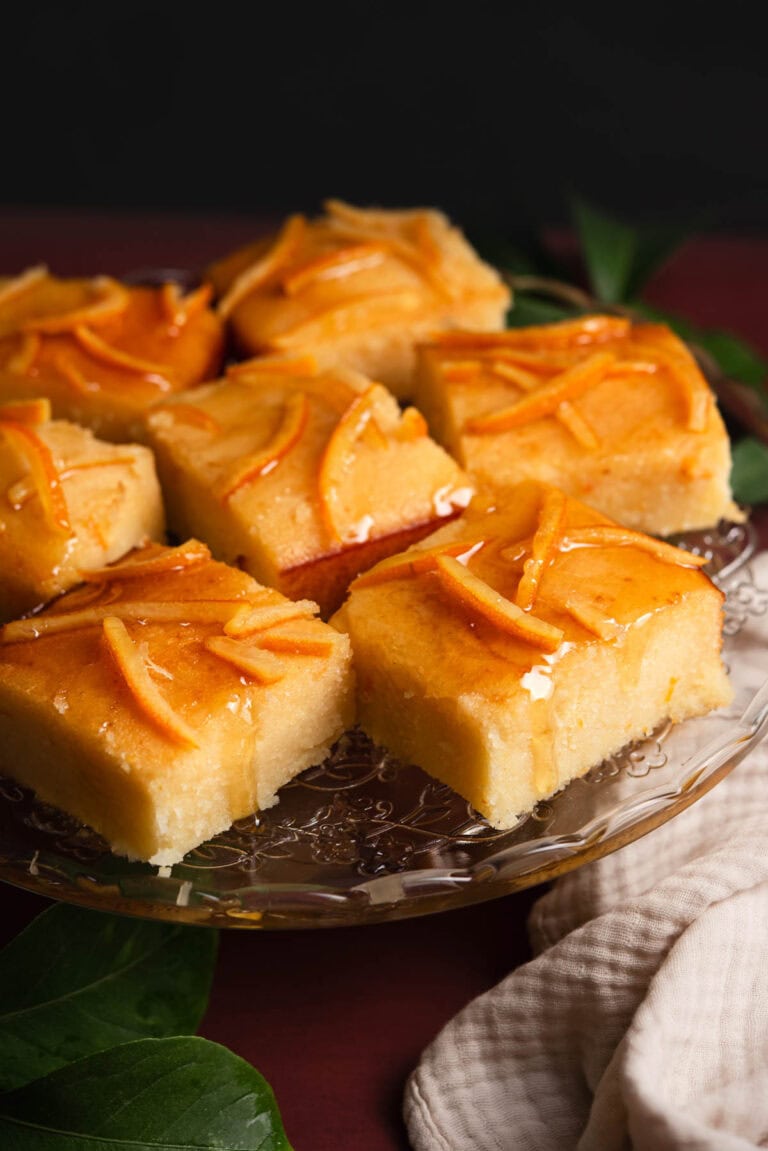 Orange Semolina Cake (with yogurt) - Real Greek Recipes