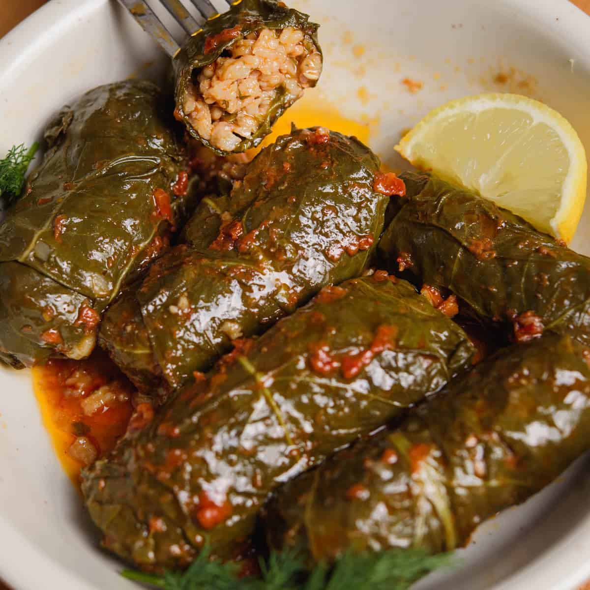 Chard Rolls - Rice Stuffed Chard Leaves - Real Greek Recipes